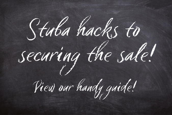 Stuba hacks to securing the sale - stuba.com